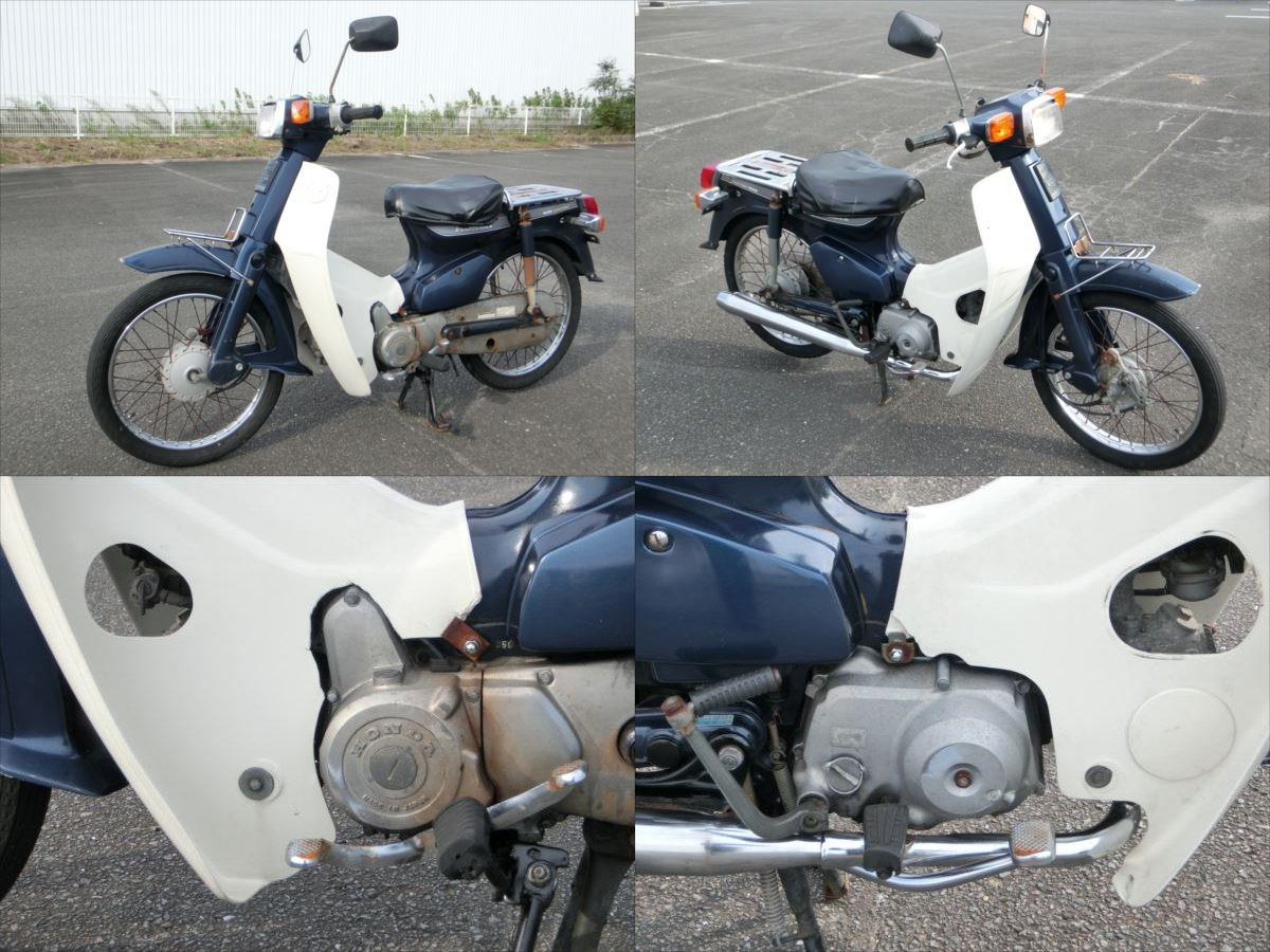 日本代購代標第一品牌【樂淘letao】－E1-0818 ホンダ カブ50-E C50-E メーターカウル ハンドルカウル 上 【C50-050～ セル付き 4速 動画有】